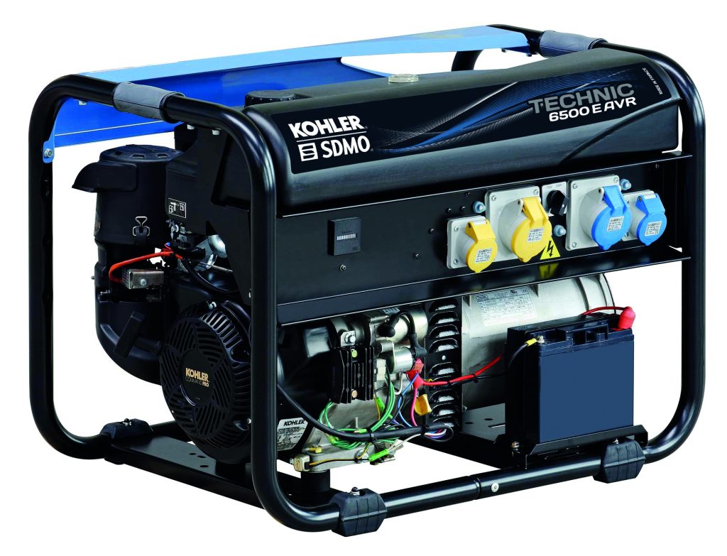 SDMO TECHNIC 6500 E AVR APM202 (ELECTRIC) UK PETROL Generator - Generator Warehouse
