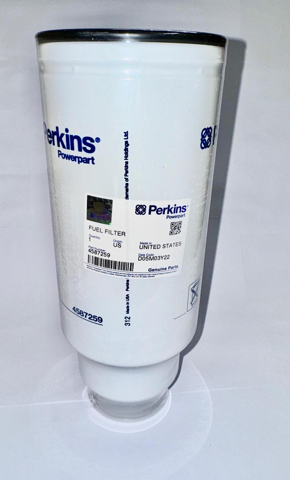 Perkins Fuel Filter 4587259 - Generator Warehouse